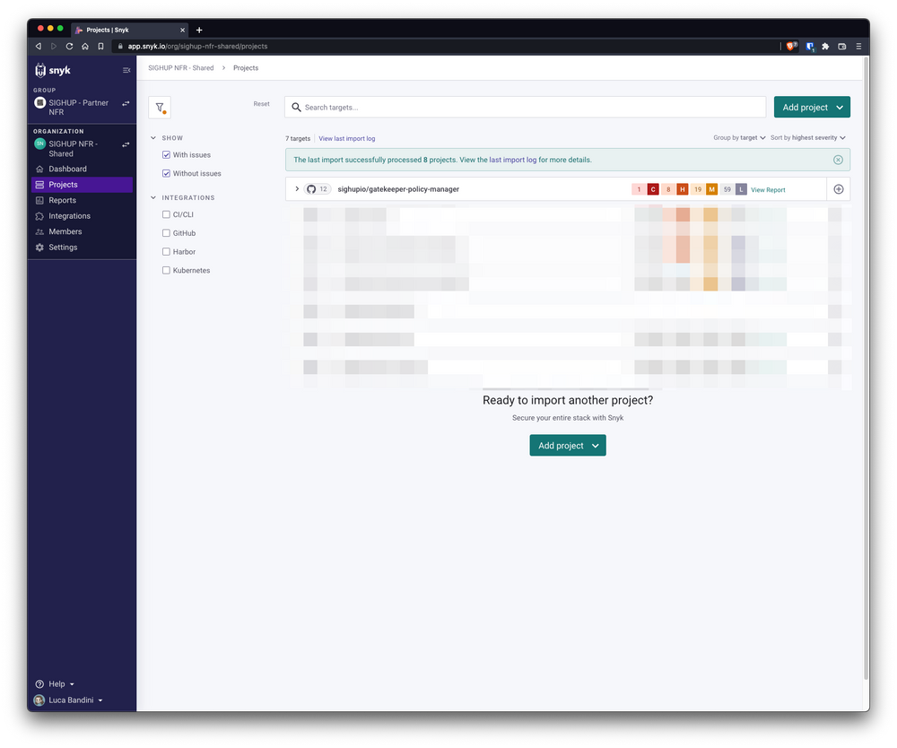 Snyk and Shift-Left approach