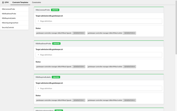 Easily manage OPA Gatekeeper rules with Gatekeeper Policy Manager